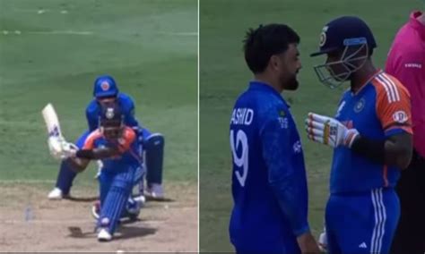 Suryakumar Yadavs Masterful Sweep Shots Dominate Rashid Khan Ends In A