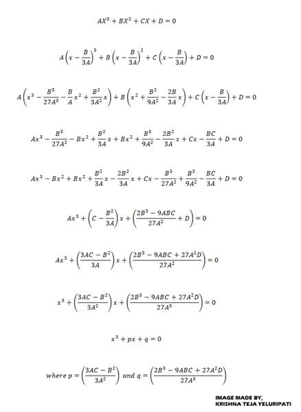 How To Solve Cubic Equation Tessshebaylo