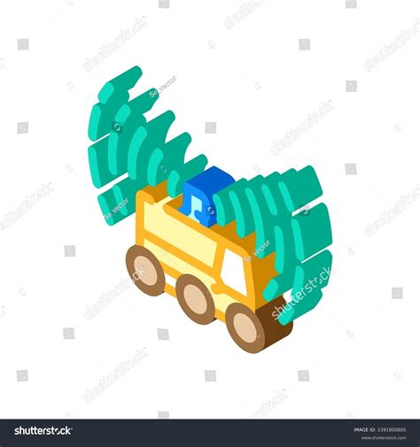 Lidar Sensors Autonomous Delivery Isometric Icon Stock Vector Royalty Free 2391800805
