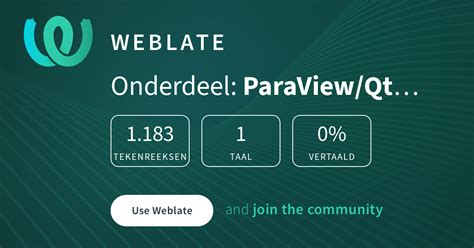 Paraviewqt Applicationcomponents — Dutch Weblate