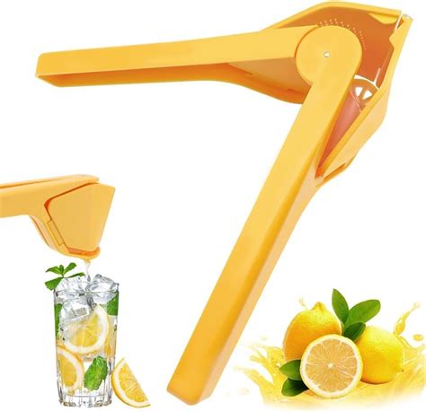 Amazon.com: Lemon Juicer Squeezer, Easy Squeeze Hand Juicer, Citrus Squeezer That Folds Flat For ...