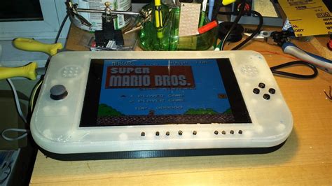 Handheld Gaming System By Grandleo Thingiverse Diy Pc Handheld Video Games Raspberry