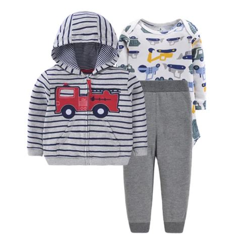 Conjunto 3 Piezas De Algodón Para Bebés Lb Chile