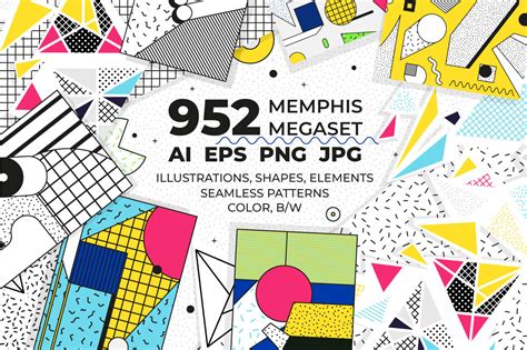952 Memphis Elements And Patterns Dealjumbo