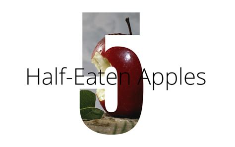 5 Ways With Half Eaten Apples The Simple Lunchbox