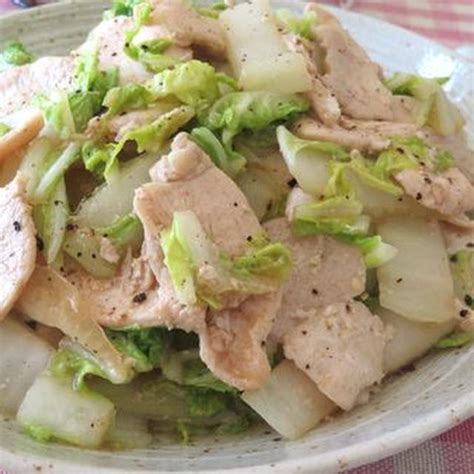 スライスだから味しみしみ♪ 鶏むね肉と白菜のにんにく醤油炒め By 花ぴーさん レシピブログ 料理ブログのレシピ満載！
