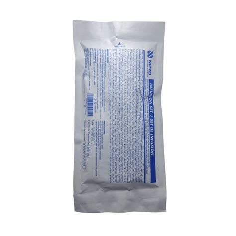 SET DE INFUSIÓN DESCARTABLE PARA SUERO NIPRO UNIDAD BAZAR BIOMÉDICO