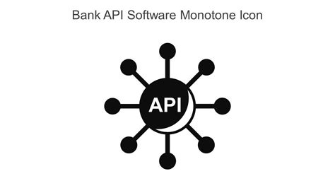 Bank API Software Monotone Icon In Powerpoint Pptx Png And Editable Eps Format PPT Example