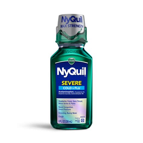 Vicks NyQuil SEVERE Cold Flu Liquid
