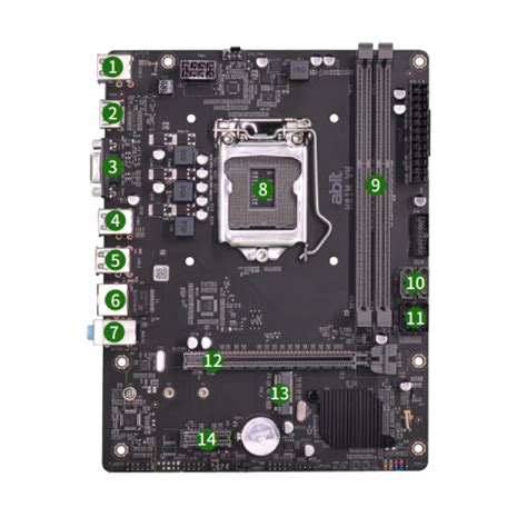 Abit H81m Vh Motherboard Supports Pentiumceleronintel 4th Gen