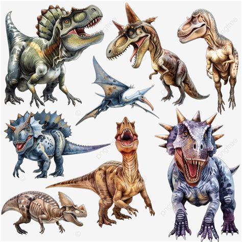 Os Dinossauros Pterodáctilo T Rex PNG Todos Os Tipos De