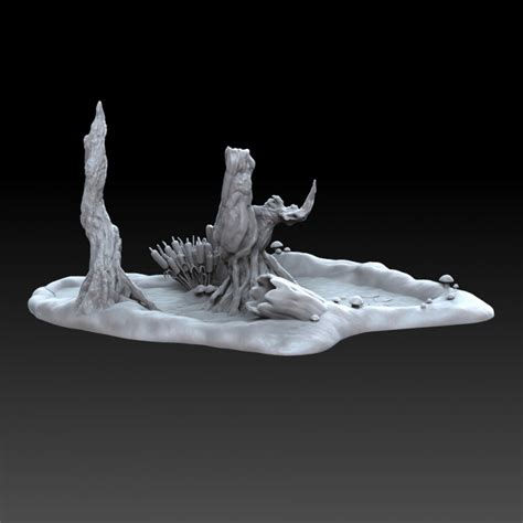 3d Printable Swamp Terrain By Wundervale Games