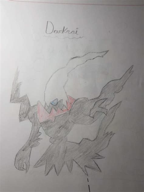 My Darkrai Drawing Pokémon Amino