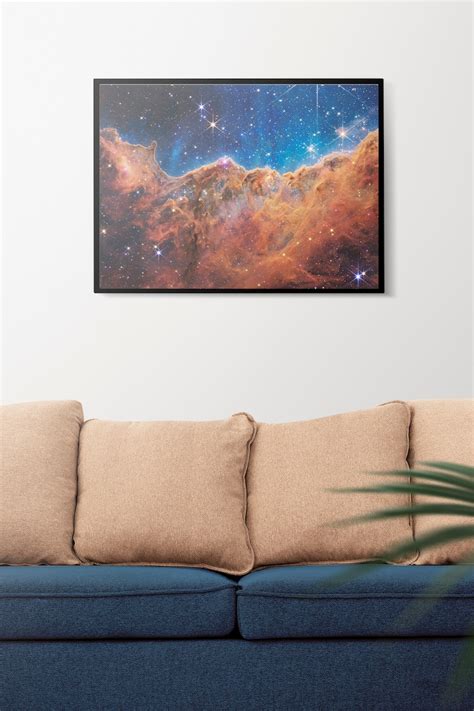 Carina Nebula Nasa Deep Field Canvas Space Poster Art James Webb