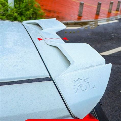 White Yofer Car Trunk Rear Wing Spoiler Lip For Honda Gk5 2015 2014