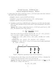ECSE361 Tutorial Week 04 Solutions 2017F Pdf McGill University ECSE