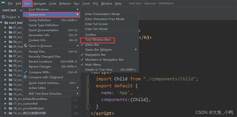 Webstorm左方和下方菜单栏消失解决方法博客左边键没有了 Csdn博客