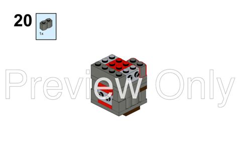 Lego Moc Gandalf The Grey Brickheadz Moc By Smurfindamushroom