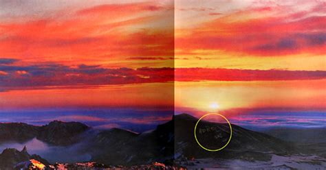 사진 北백두산 일출 사진 숨막히는 절경이지만