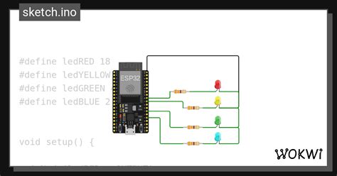 4 Leds 2 Wokwi Esp32 Stm32 Arduino Simulator 4 Leds 2 Wokwi Esp32 Stm32 Arduino Simulator