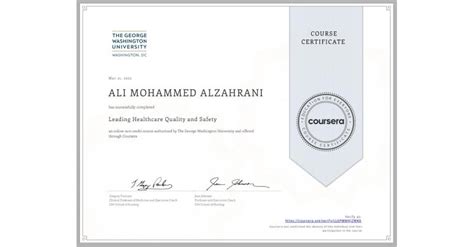 Ali Mohammed Al Zahrani On Linkedin Completion Certificate For Leading