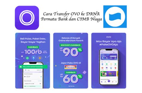 Cara Transfer OVO Ke DANA Permata Bank Dan CIMB Niaga BAMS