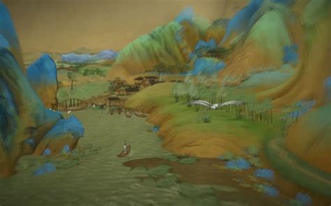 国家宝藏《千里江山图》为背景的游戏，【绘真 妙笔千山】开头就好美，只有开头视频，没有游戏解说，慎入 哔哩哔哩 Bilibili