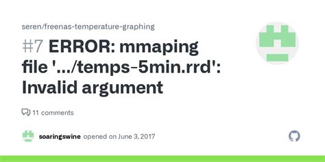 Error Mmaping File Temps Min Rrd Invalid Argument Issue