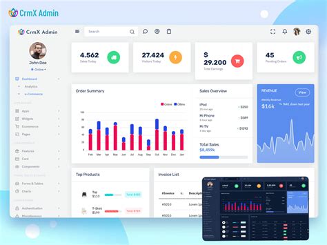 admin dashboard template and bootstrap 5 ui kit web app power bi