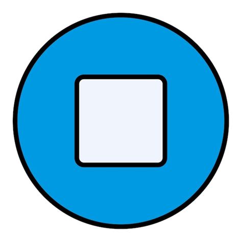 Premium Vector Stop Icon