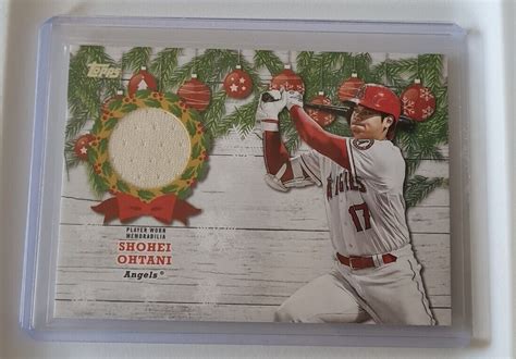 Mavin 2022 Topps Holiday Mega Shohei Ohtani La Angels Game Worn
