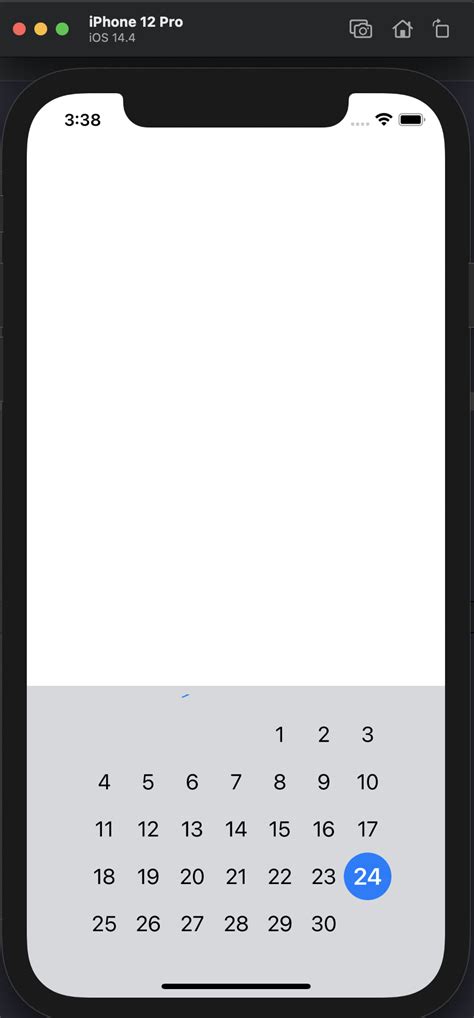 Broken Inline Datepicker As Inputview For Textfield Swift Ios 14