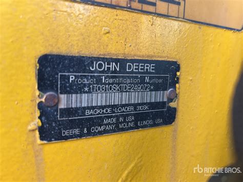 2013 John Deere 310sk 4x4 Backhoe Loader Ritchie Bros Auctioneers