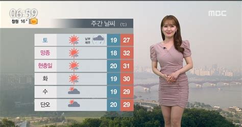 날씨 오늘도 30도 안팎 더위 내일 남부 가끔 비