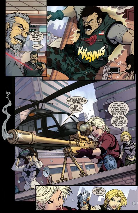 Read Online Danger Girl Body Shots Comic Issue 4