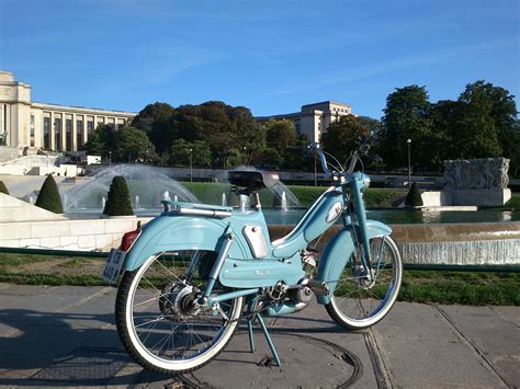 Mobylette Bleue « Retro Passion Fr