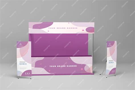 Premium Psd Trade Show Booth Mockup