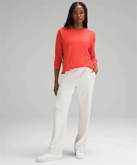 Lululemon All Yours Long Sleeve Shirt Solar Orange Lulu Fanatics
