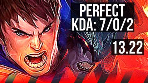 GAREN Vs AATROX TOP 7 0 2 1 8M Mastery 600 Games Godlike KR
