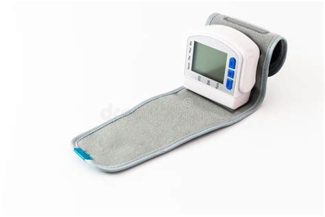 Wrist Blood Pressure Monitor Isolated Stock Photo Image Of Health Healthy
