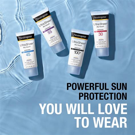 Neutrogena Ultra Sheer Dry Touch Sunscreen Lotion Broad Spectrum Spf