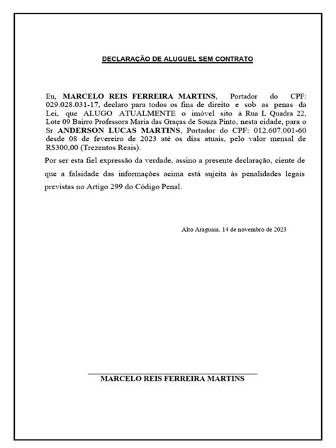 Aprender Sobre 31 Imagem Modelo De Declaracao De Aluguel Brmodelo De Aprender Sobre 31 Imagem Modelo De Declaracao De Aluguel Brmodelo De