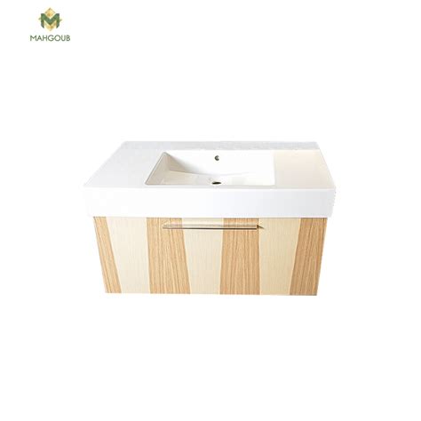 Wall Hang Bathroom Furniture Unit Fogo Olive With Bathroom Sink
