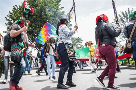Marcha Por La Dignidad Llegó A Bogotá