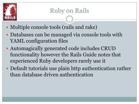 Comparing Web Frameworks Pptx