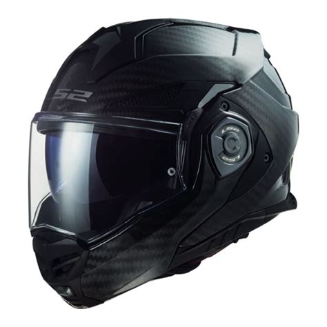 Casco Modular Ls2 Ff901 Advant X Solid 22 06 Carbon Negro
