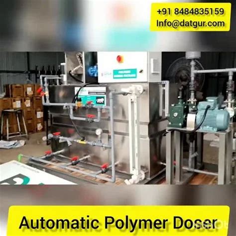 Treatment Capacity 1000 M3hr Horizontal Flow Polymer Make Up And