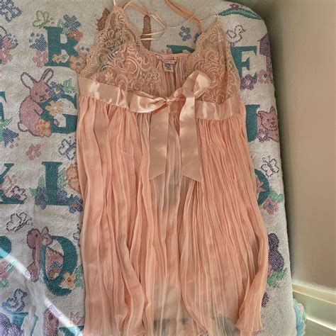 Pink Lace Lingerie Pale Pink Victorias Secret Depop