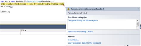 Visual Studio 2010 Importing A Bitmap Image From An Access Database