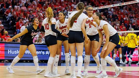 Huskers Host Wolverines Saturday 7pm Ctrl 10 26 24 Devaney Ctr